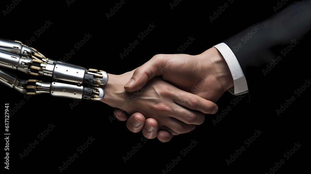 Human Collaboration AI Artificial Intelligence Robot Future Technology ...