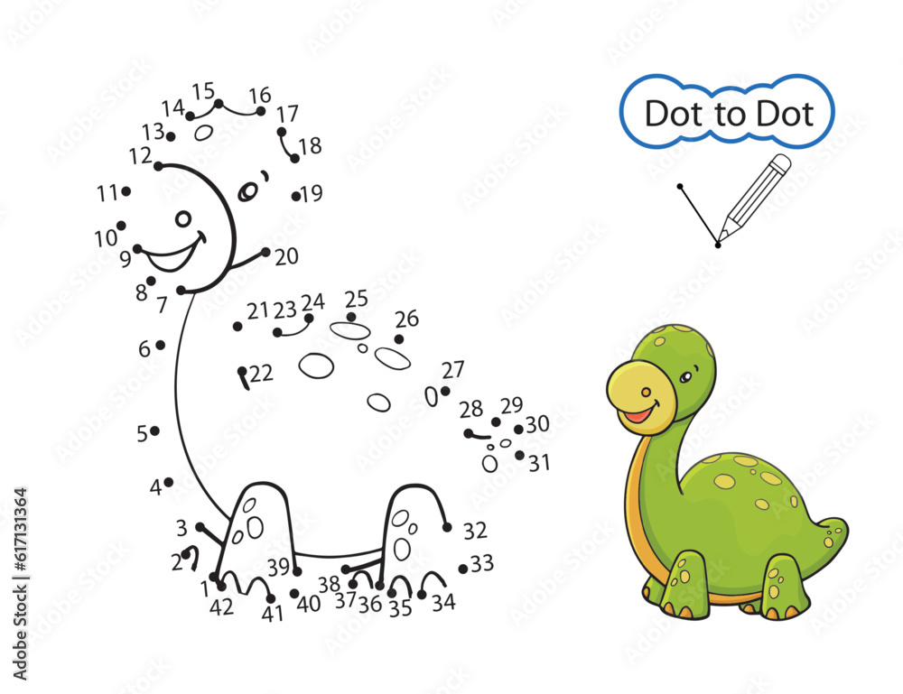 Dot to dot game. Activity education worksheet. Kids art game. Finish ...