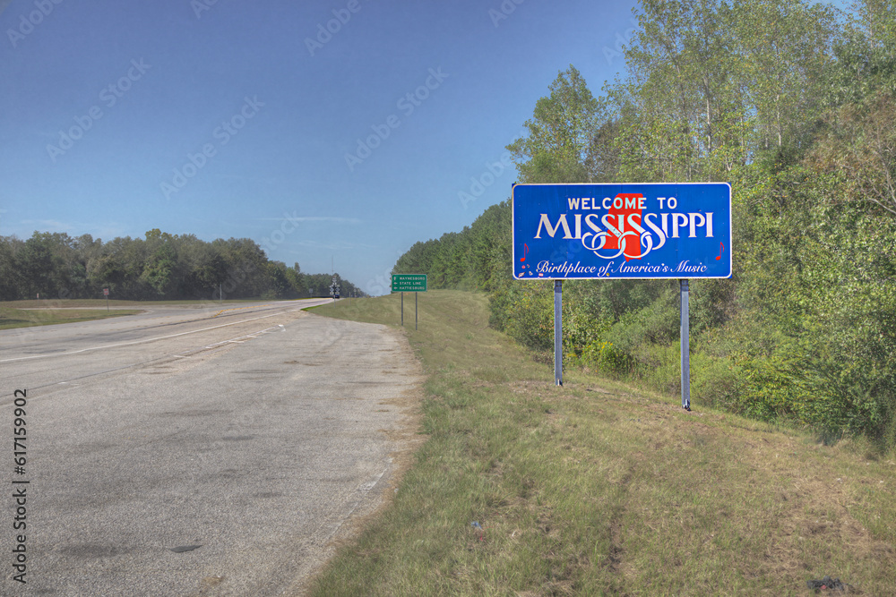 Mississippi State Highway Sign