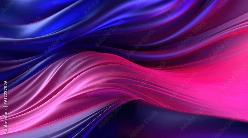 Dynamic Neon Fusion Pink Glow Transforming Modern Art Stock ...