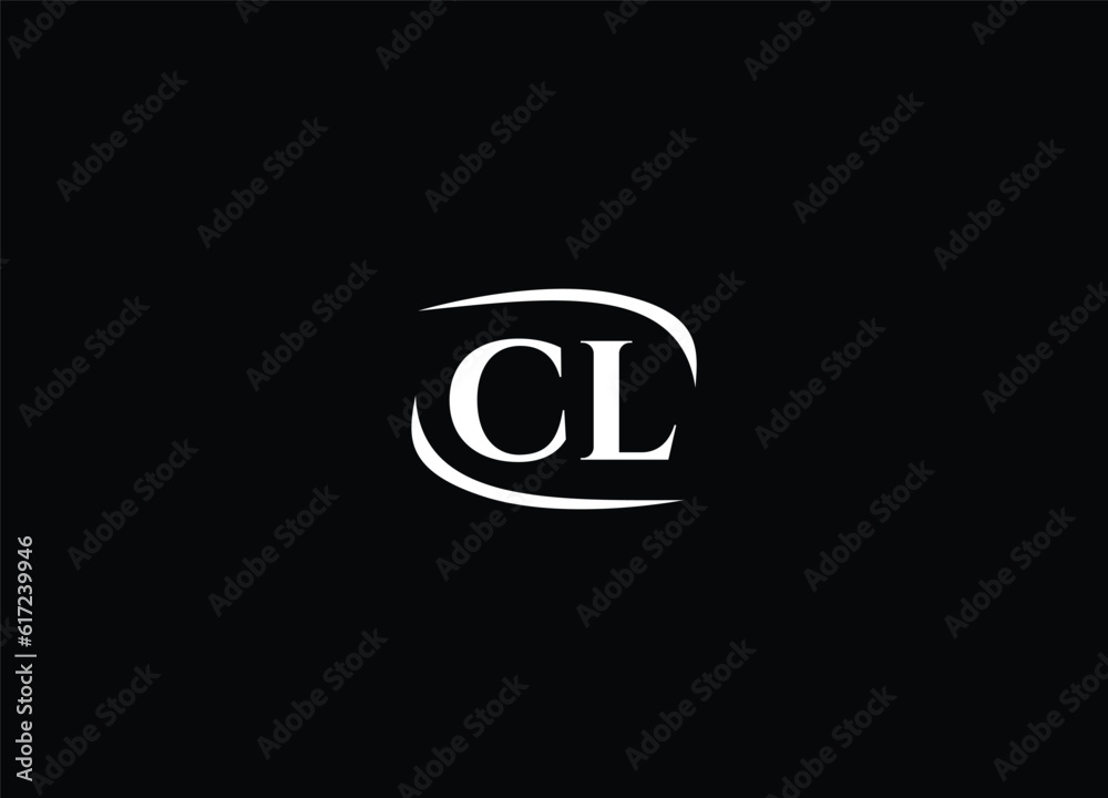 CL monogram logo design and company logo Stock Vector | Adobe Stock