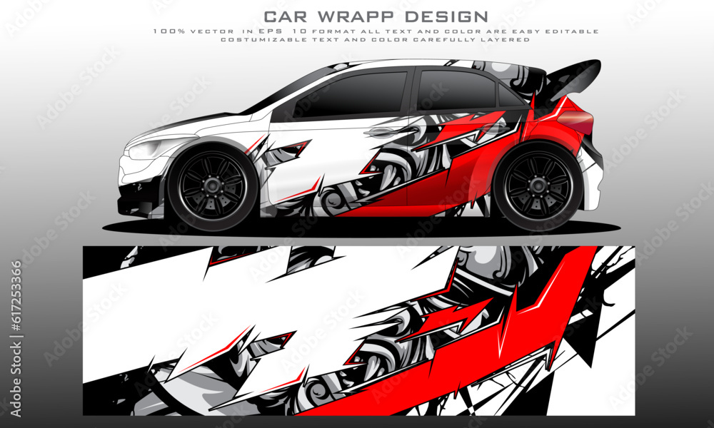 car livery graphic vector. abstract grunge background design for ...