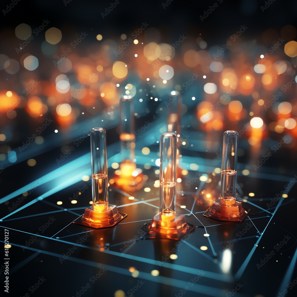 Subatomic particles background wallpaper Stock Illustration | Adobe Stock