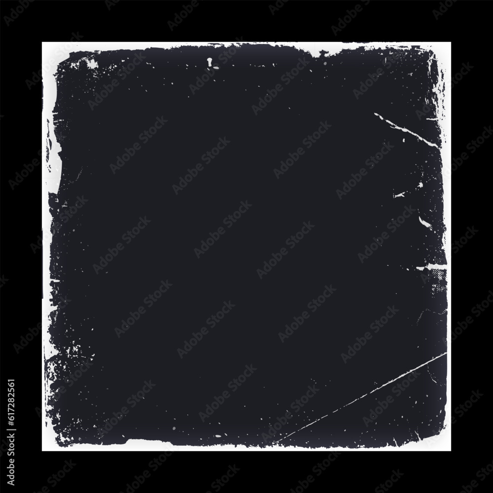 Album paper cover with worn, dirty, scratches effect. Grunge texture ...