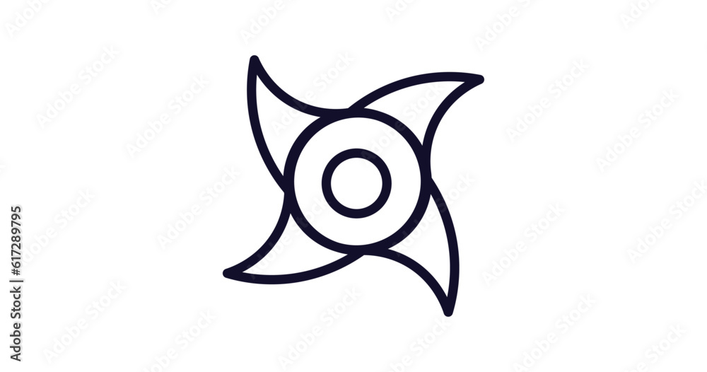 tropical cyclone icon. Thin line tropical cyclone icon from weather ...