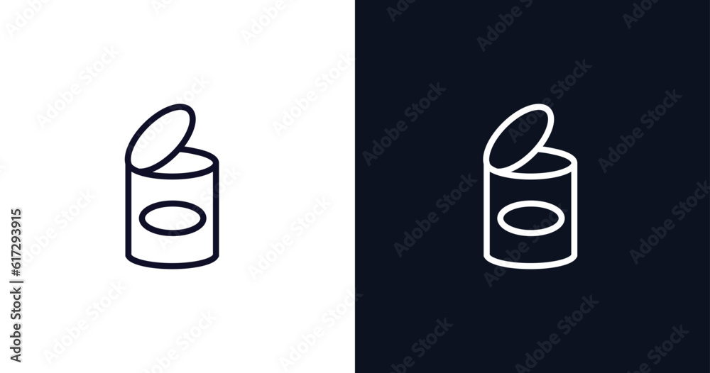 conserve icon. Thin line conserve icon from kitchen collection. Outline ...