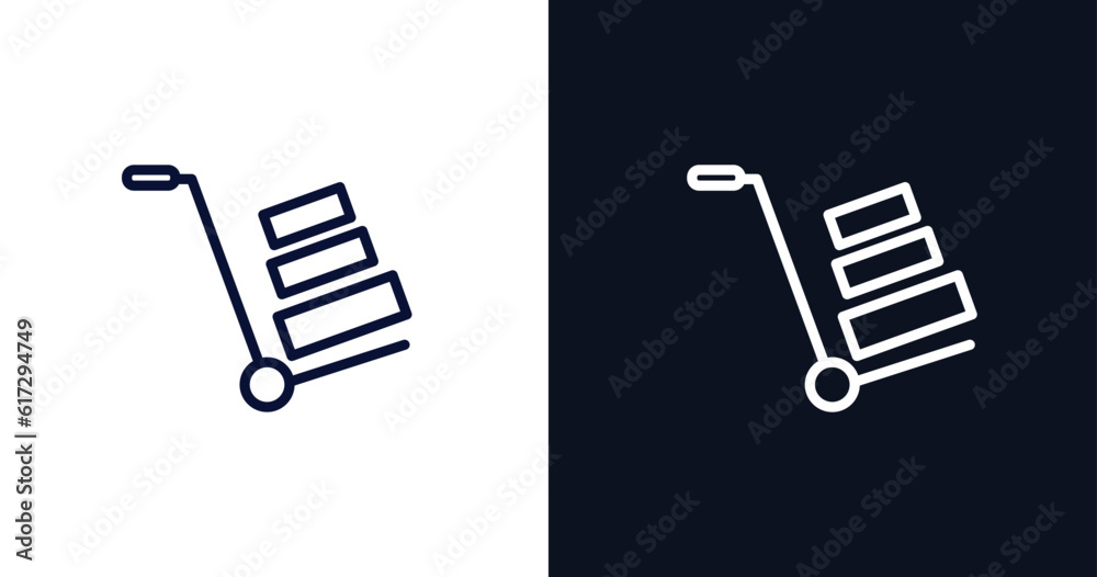 Poster trolley with cargo icon – Tableau | Europosters