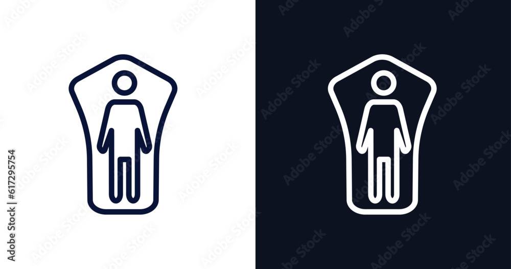 conscription icon. Thin line conscription icon from military and war ...