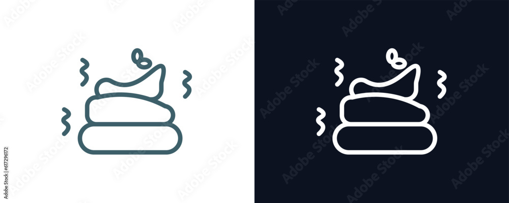 poo icon. Thin line poo icon from agriculture and farm collection ...