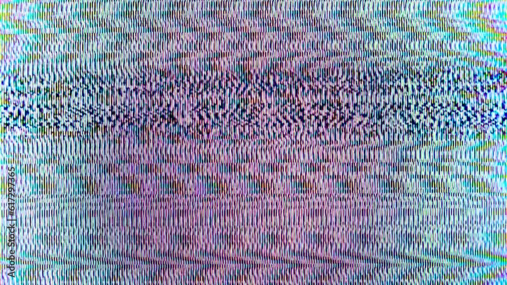 Vídeo do Stock: Flickering VHS effect. Analog glitches and artifacts ...
