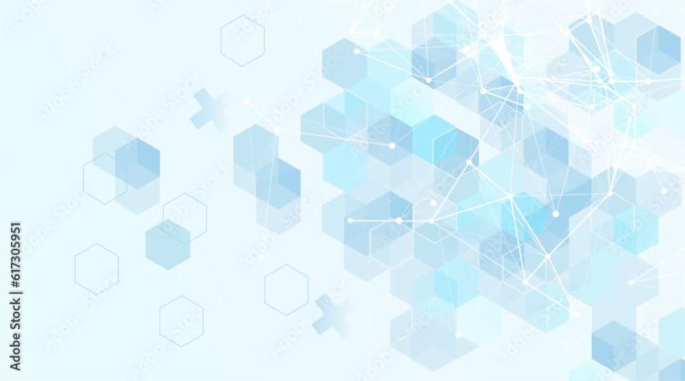 Medical abstract background. Polygon and dotted line graphic design ...