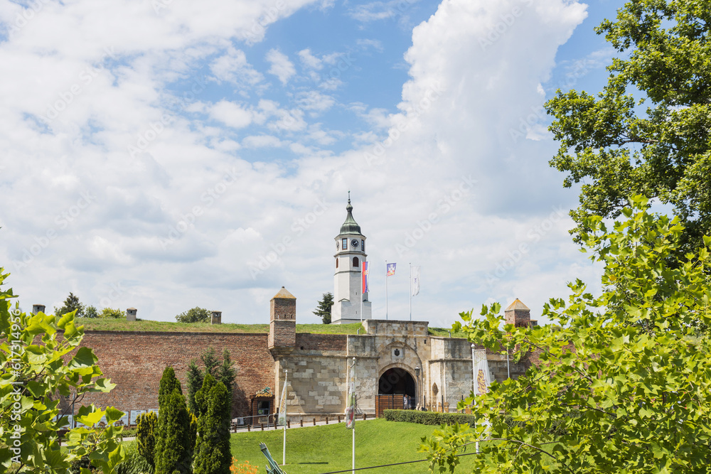 The Belgrade Sahat Tower, Clock Tower, built in the middle of the 18th ...