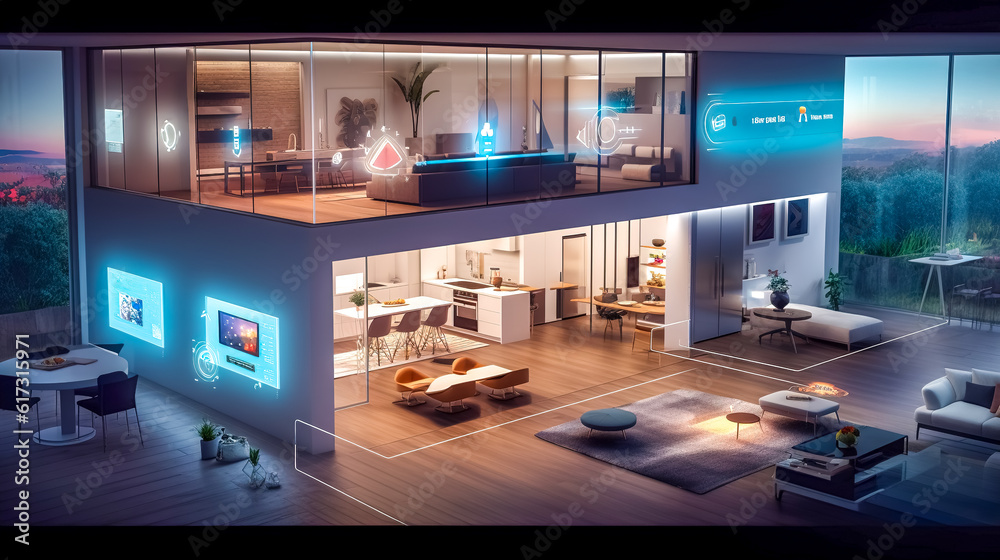 smart home using modern technology, economic management of energy ...