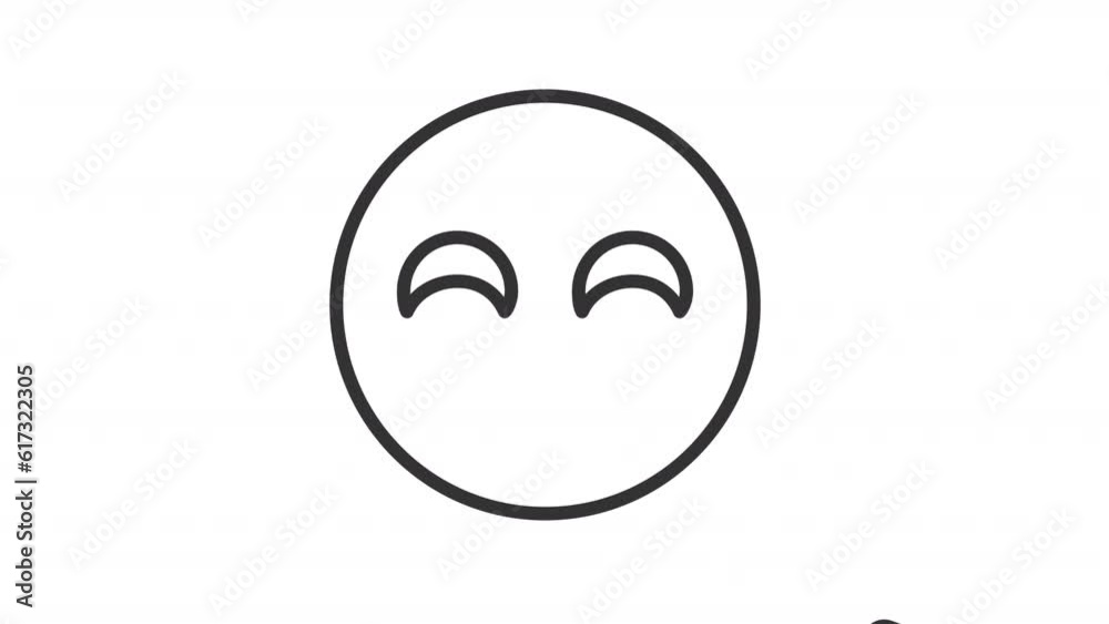 Positive feedback icon animation. Animated line cursor clicking on ...