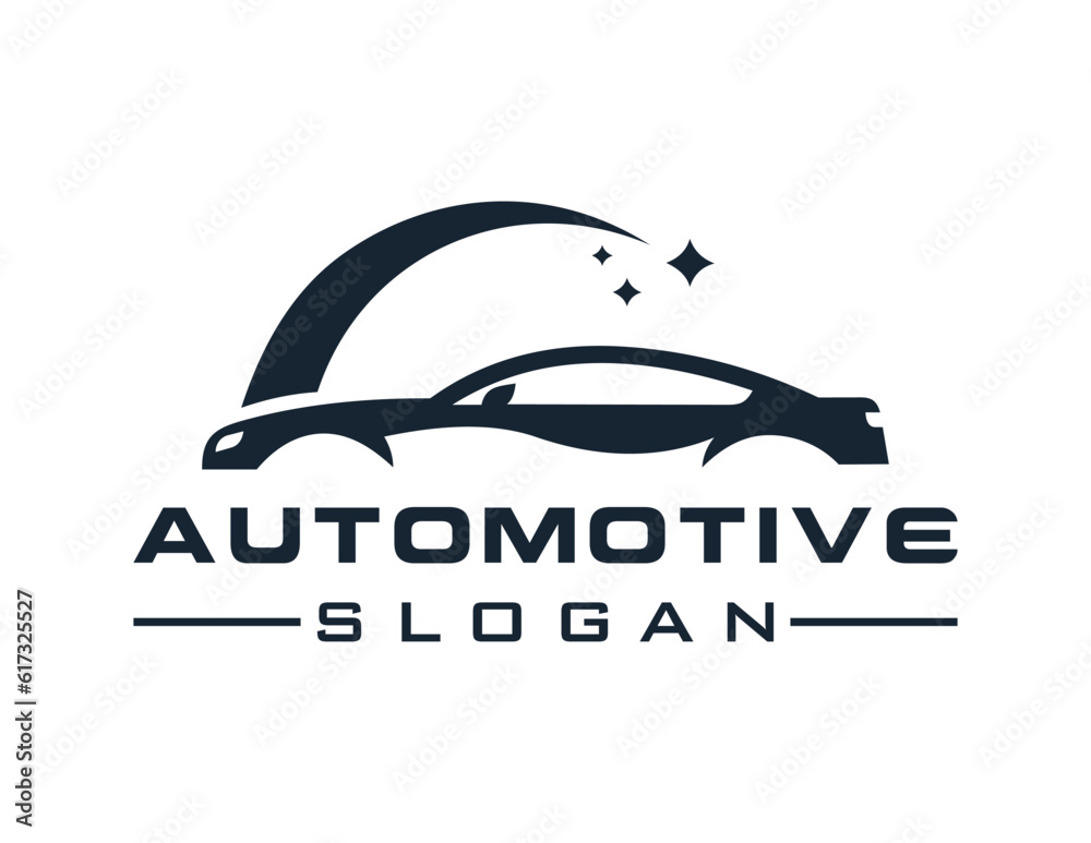 Logo about Automotive and Car on a white background. created using the ...