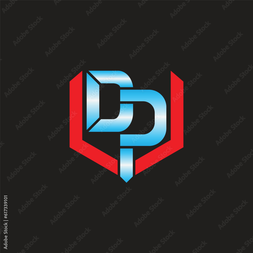 Letter D,P, and U Icon Logo Vector Illustration Flat Design Stock ...