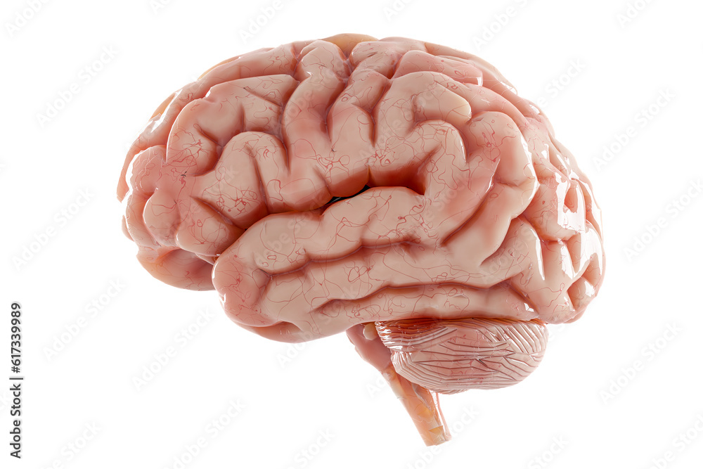 Human brain Anatomical Model, medical concept. brain consists of ...