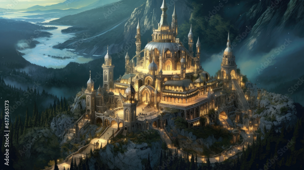 fantasy rpg asset landmark cathedral - by generative ai Stock ... fantasy rpg asset landmark cathedral - by generative ai Stock ...