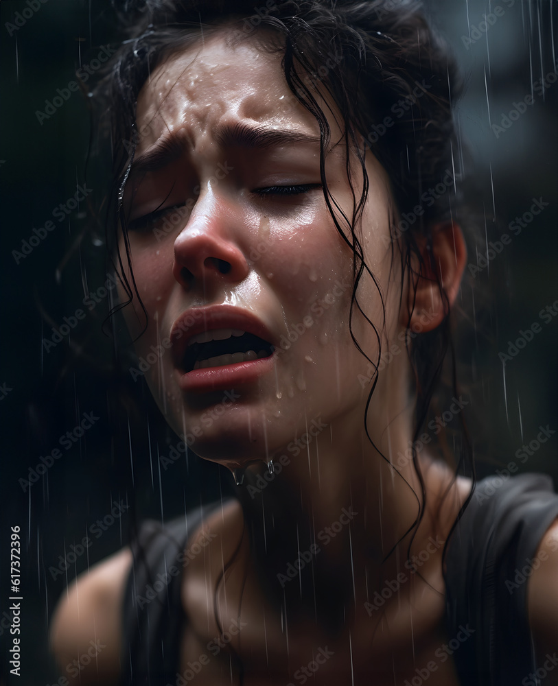 Fashion Concept. Closeup portrait of stunning beautiful woman girl ...