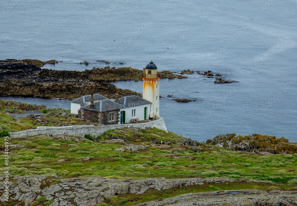 The Low Light on the east of Isle of May is a small lighthouse that ...