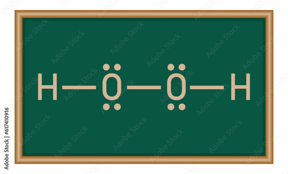 Lewis structure of hydrogen peroxide (H2O2). Chemetry resources for ...