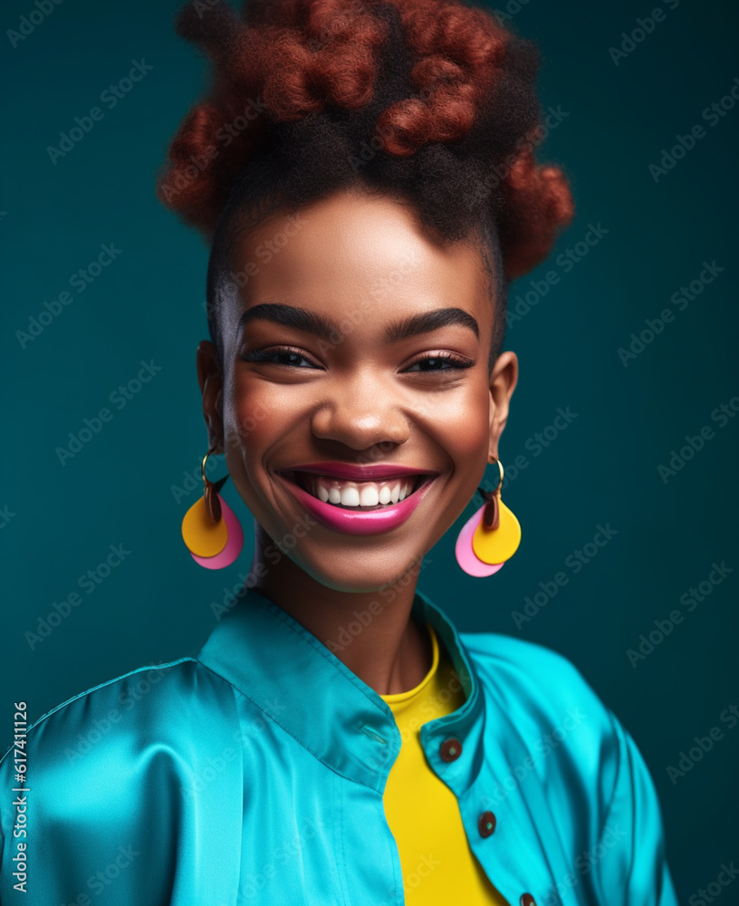 Woman Female Face Portrait Close Up Photo Digital Generated Realistic ...