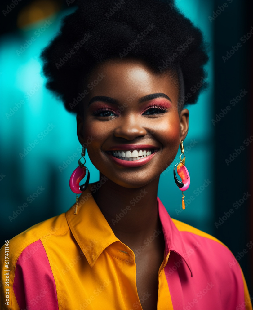 Woman Female Face Portrait Close Up Photo Digital Generated Realistic ...