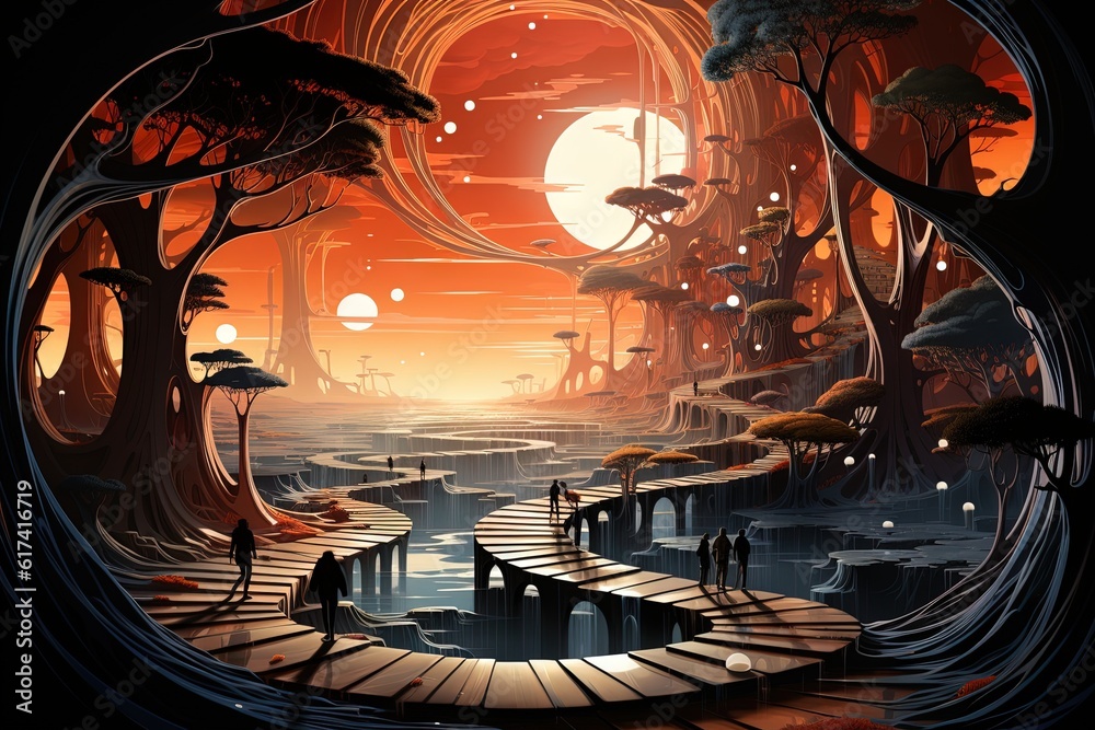 Dreamscapes of possibility: Explore surreal dimensions where ...