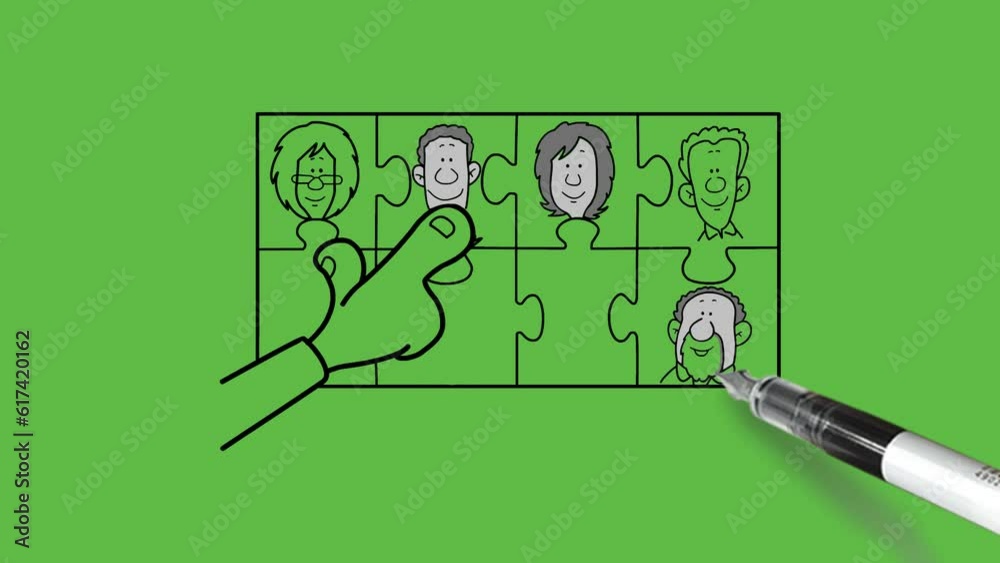 draw index finger of human hand on specific picture at puzzle game of ... draw index finger of human hand on specific picture at puzzle game of ...