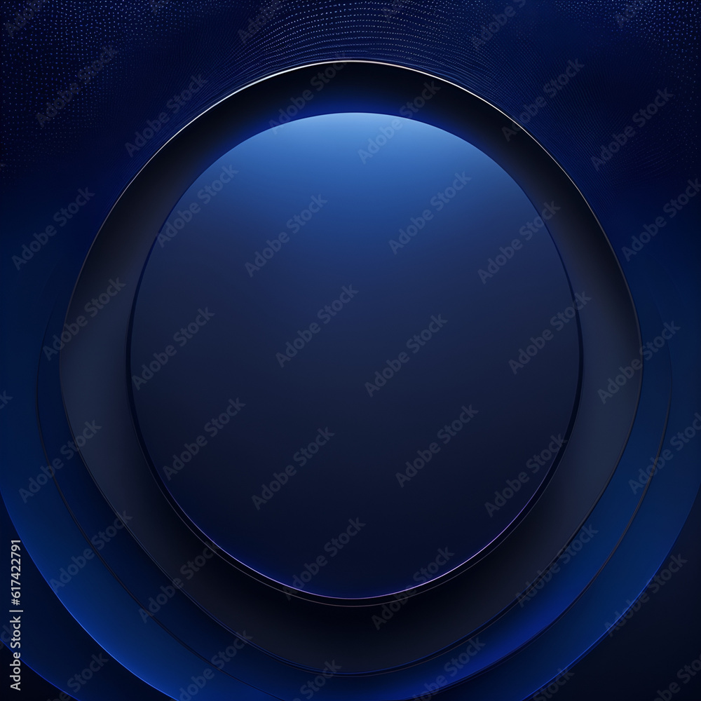 abstract blue background with circle - Dark Blue and Black Circle ...