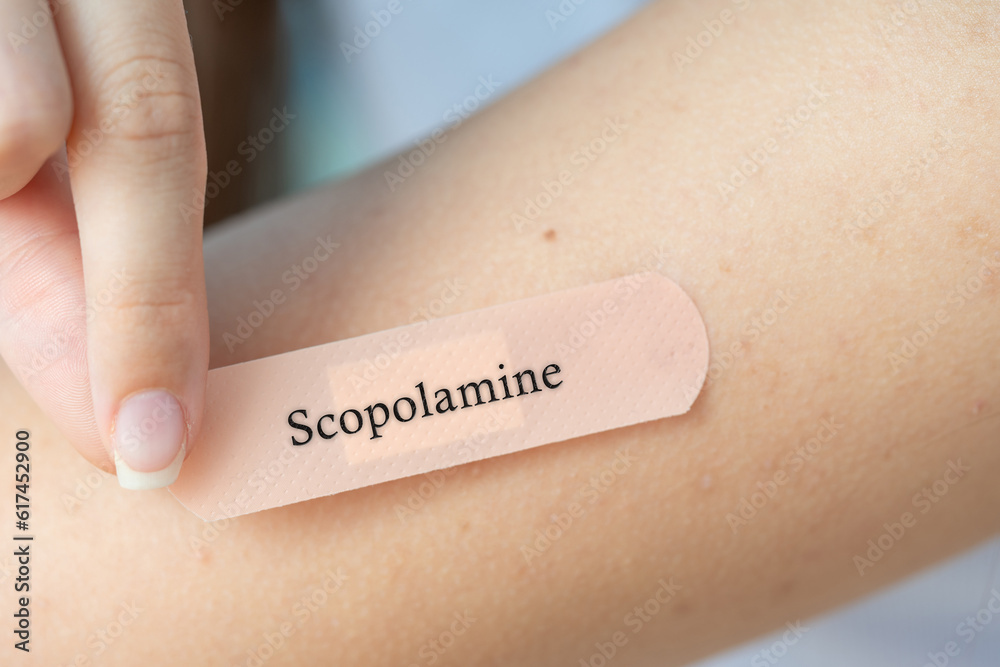 Scopolamine Transdermal Patch Stock Photo | Adobe Stock