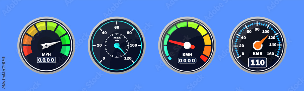 Vetor de Icon for download progress display, performance indicator ... Vetor de Icon for download progress display, performance indicator ...