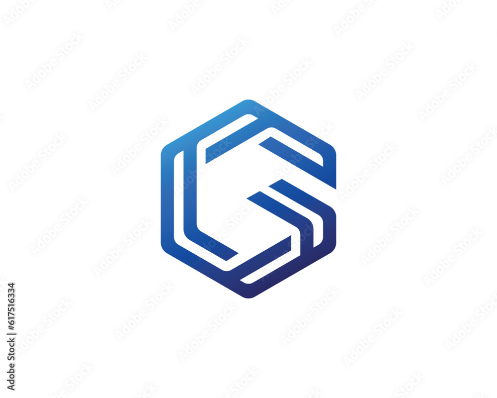 Vector luxury moder abstract letter G logo design template illustration ...