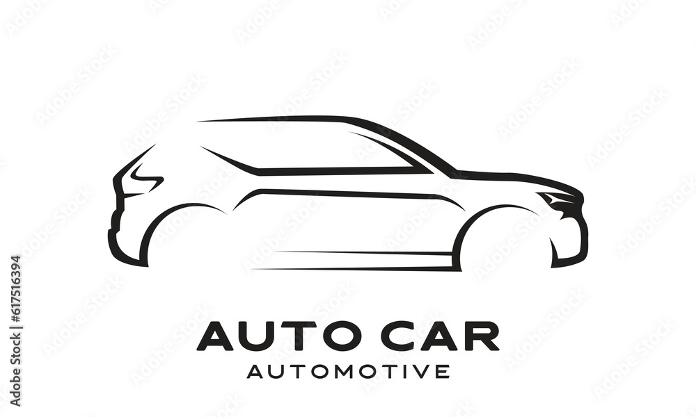 Vector car logo design template illustration Stock Vector | Adobe Stock