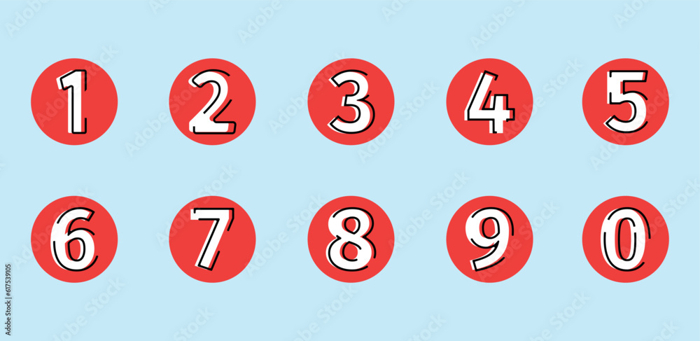 Number. numbering. number them. queue. a list with a number. counter ...