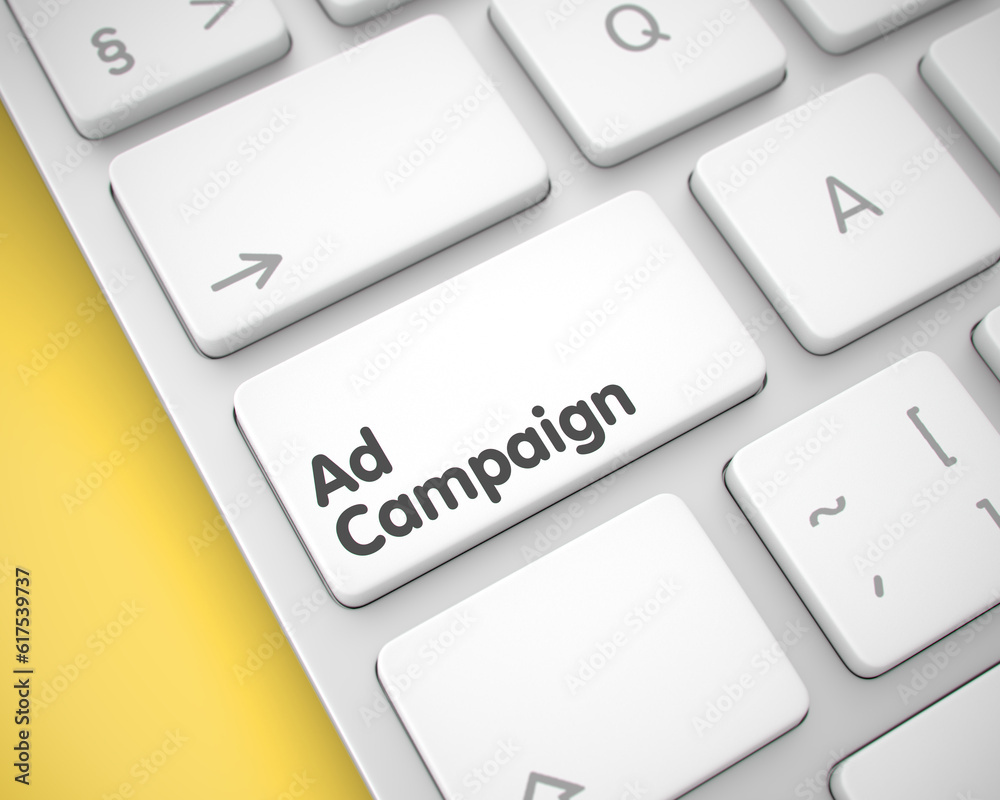 Online Service Concept with Slim Aluminum Enter White Keypad on ...