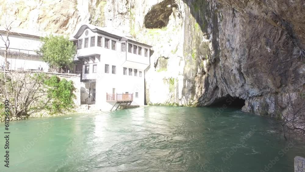 Buna river natural cascade , Nature of Bosnia and Herzegovina. Small ...