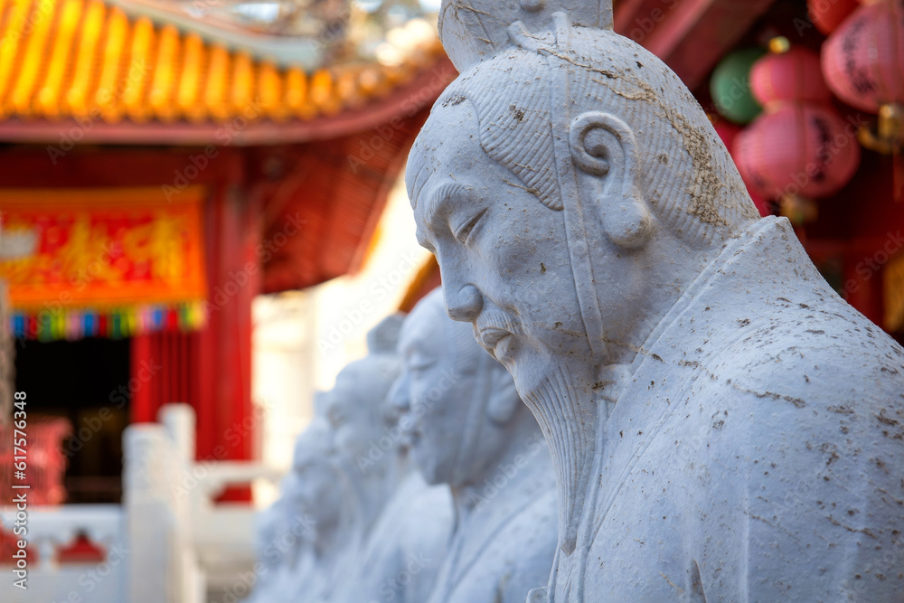 Nagasaki, Japan - Nov 28 2022: Confucius Shrine (Koshi-byo) built in ...