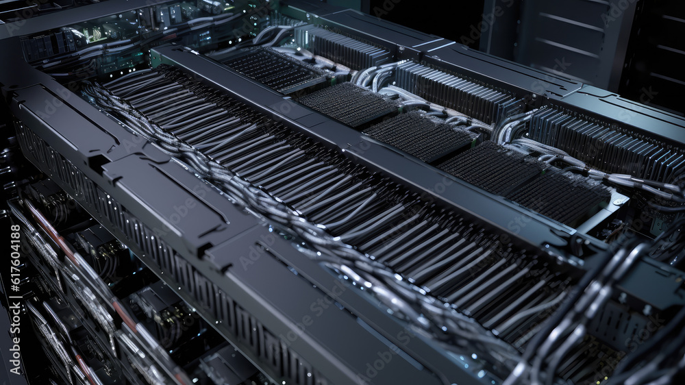 Data center cloud connection network router and switch. Modern Network ...