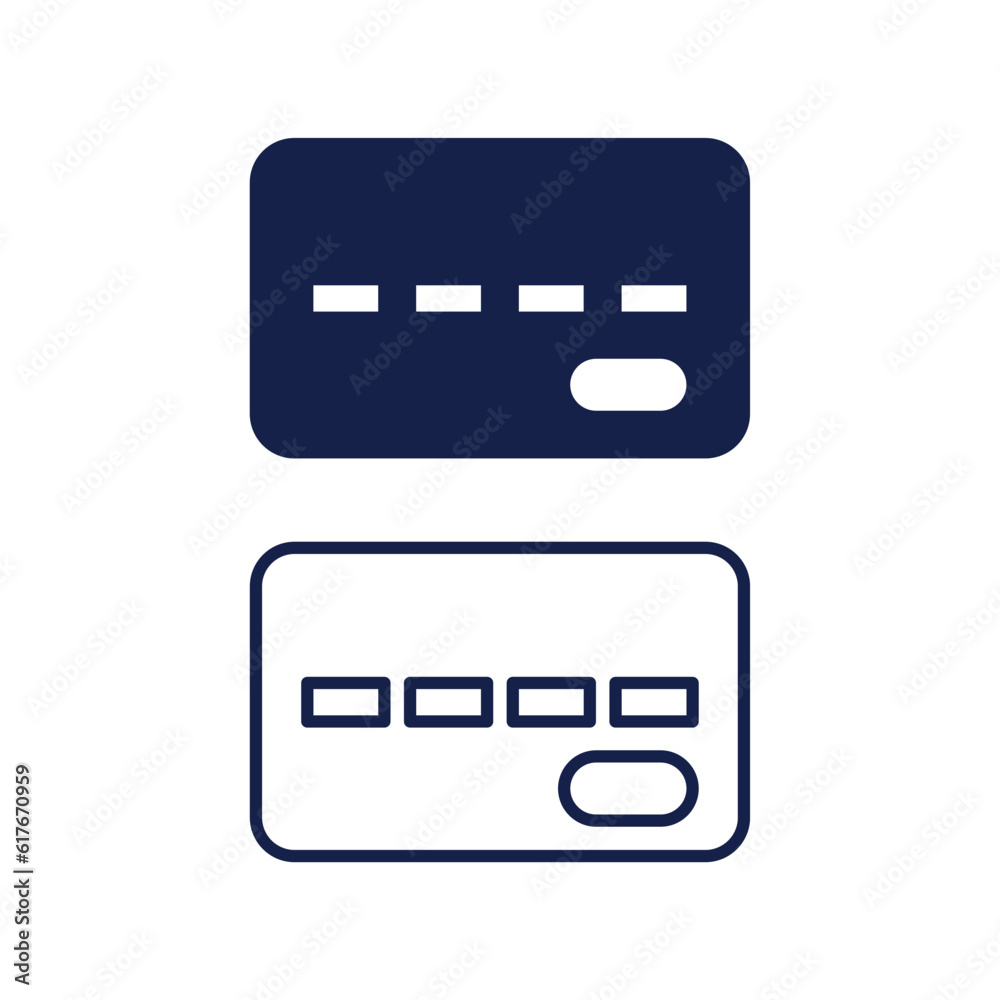 credit card icon, visa card icon, debit card icon, card icon, icon for ...
