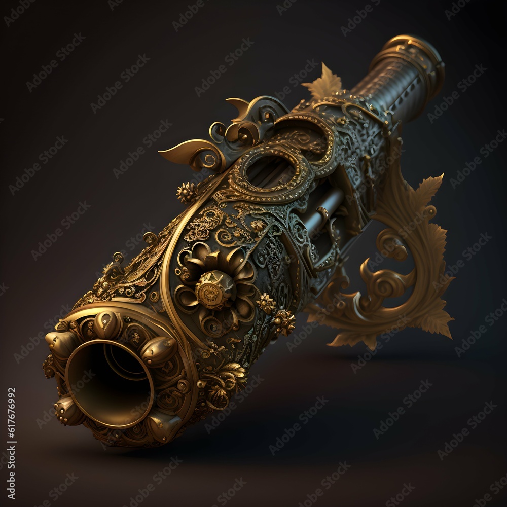 Cannon weapon high resolution dark fantasy weapon equipment item ...