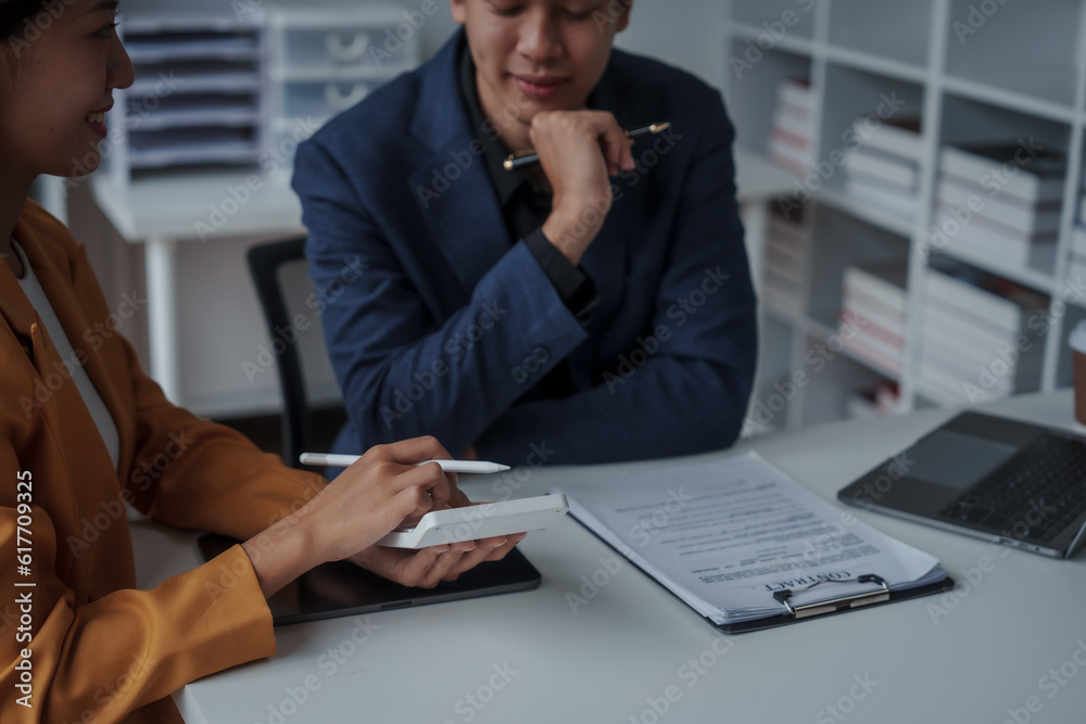 Asian people business bookkeeping, Profile of the firm's accountant for ...