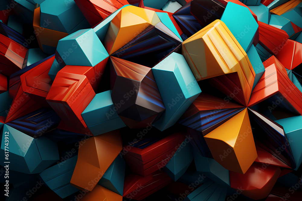 Experience the Fusion of 3D Realistic Geometry with Trending Colors in ...