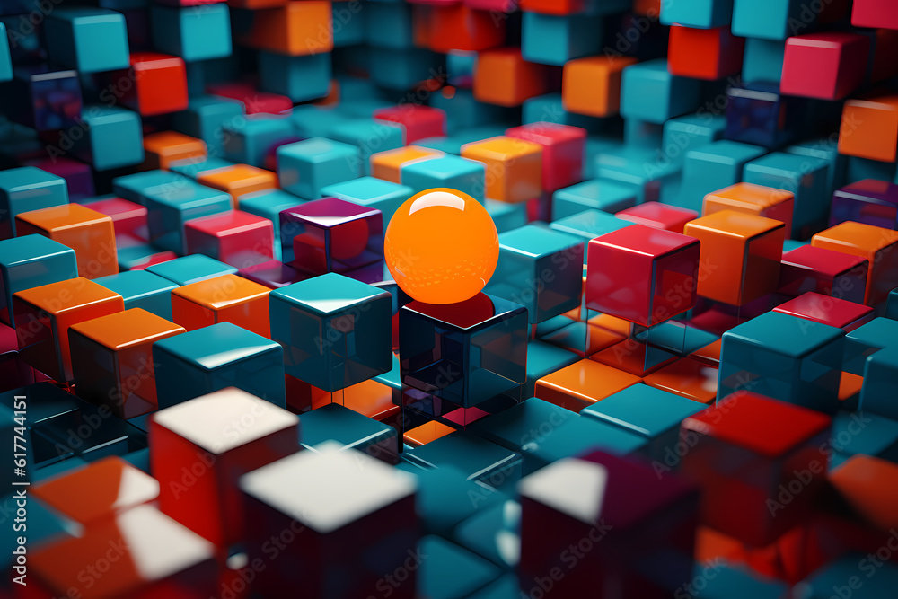 Experience the Fusion of 3D Realistic Geometry with Trending Colors in ...