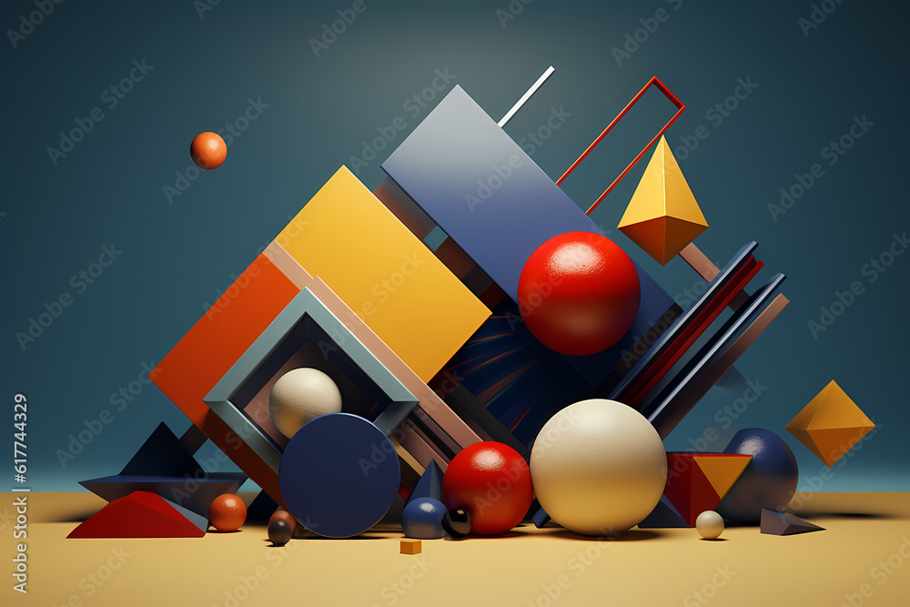 Experience the Fusion of 3D Realistic Geometry with Trending Colors in ...