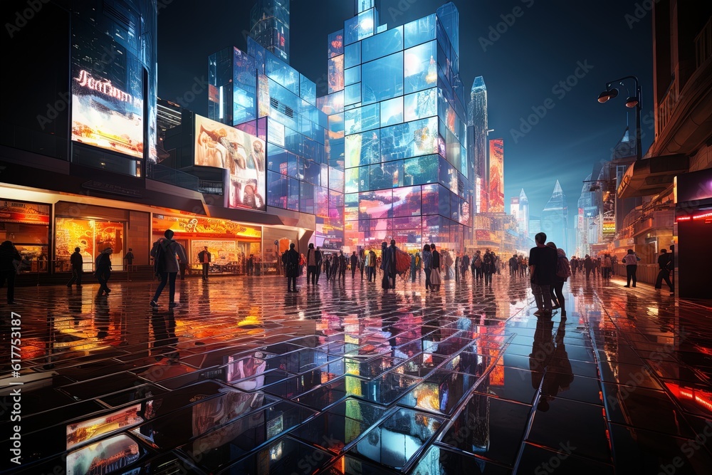 Dubai's architecture melds seamlessly with futuristic digital art ...