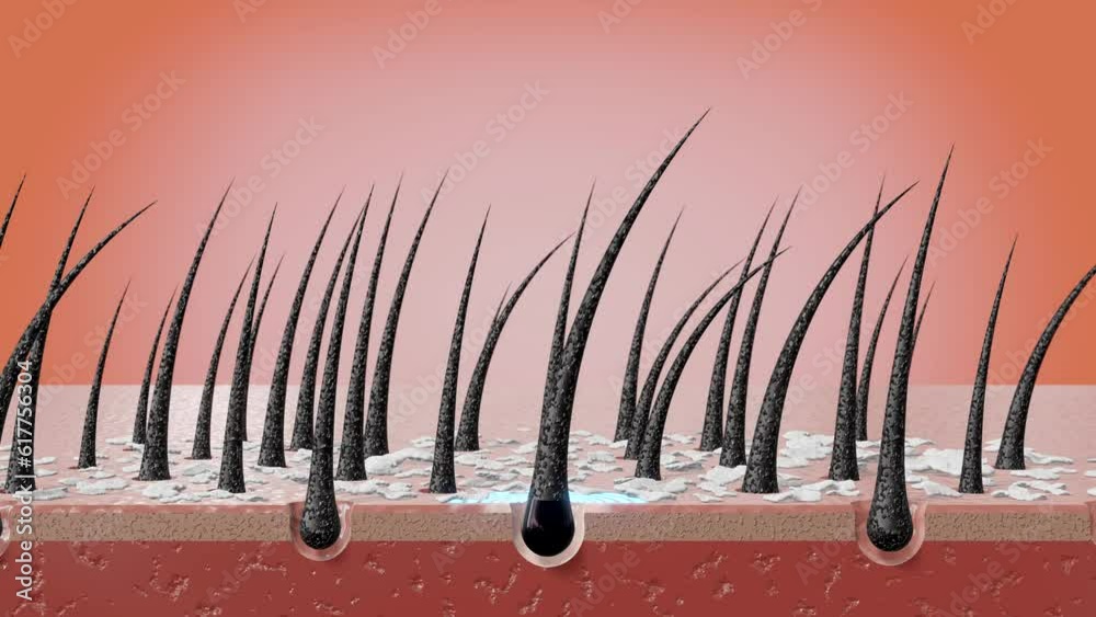 Shampoo or serum nourish hair follicles and removes dandruff - hair ...