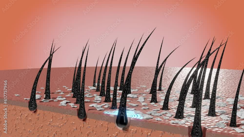 Shampoo or serum nourish hair follicles and removes dandruff - hair ...