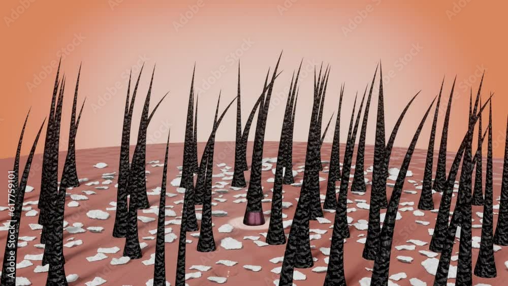 Shampoo or serum nourish hair follicles and removes dandruff - hair ...