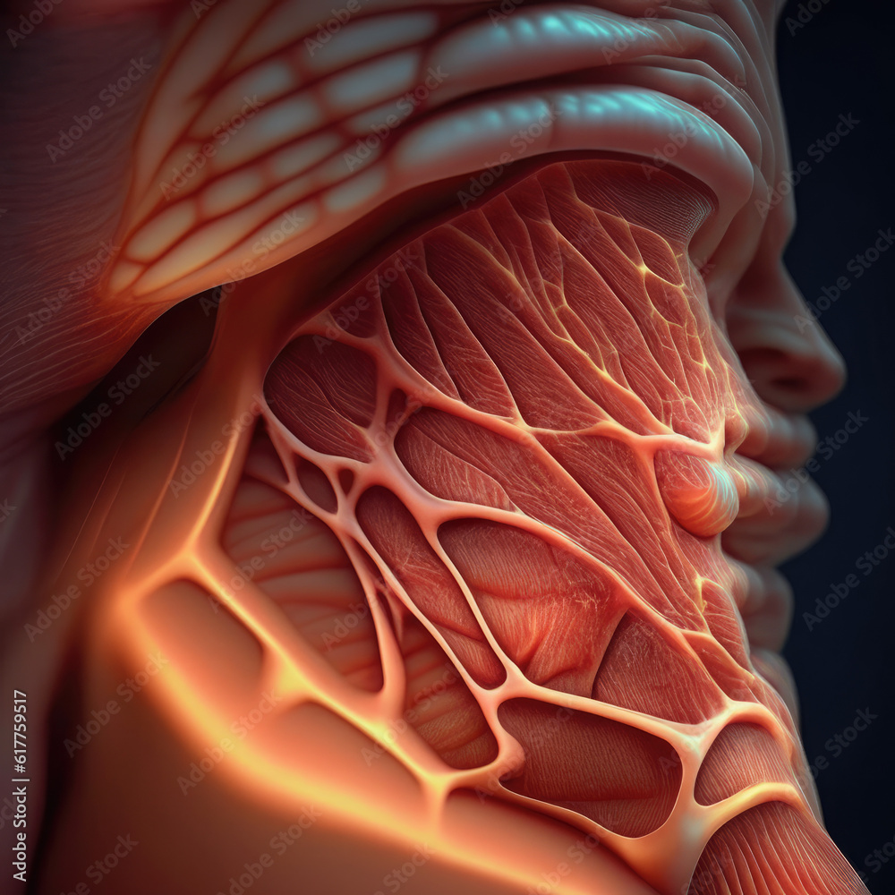 anatomy of the human body, human skin anatomy background, human anatomy ...